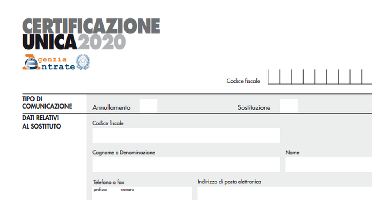 Certificazione Unica: le novità del Modello CU 2020 - PMI.it